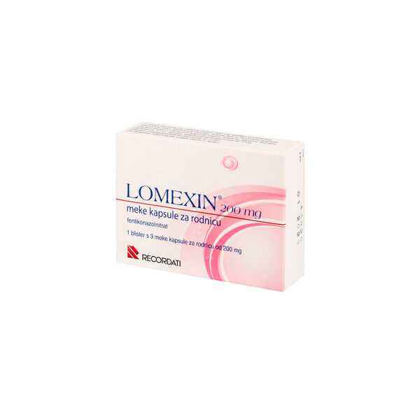 Meke kapsule za rodnicu Lomexin 3x200 mg - Pharmeria.hr