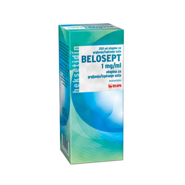 Belosept otopina za ispiranje usta, 200 ml - Pharmeria.hr