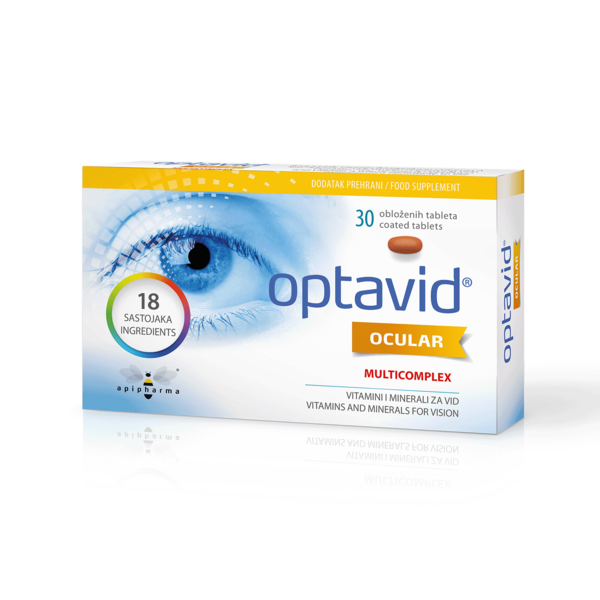 Ocular multicomplex tablete Optavid 30 komada - Pharmeria.hr