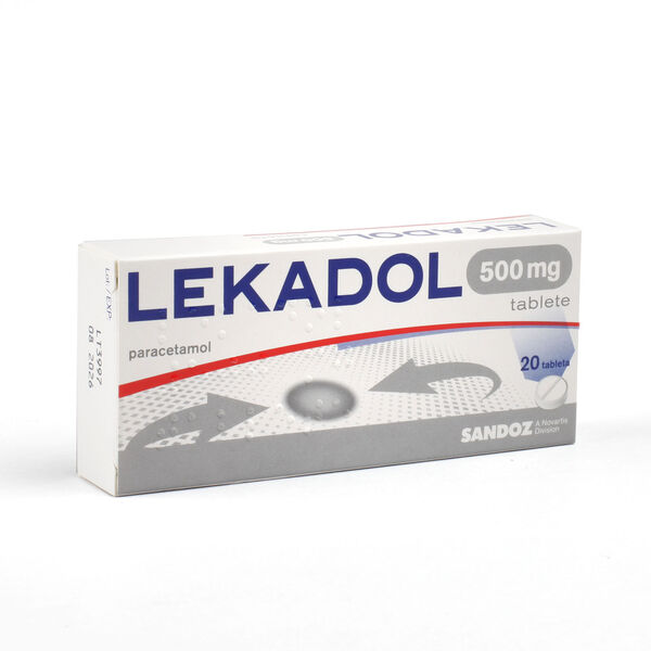LEKADOL Tbl 20x500mg Pharmeria hr